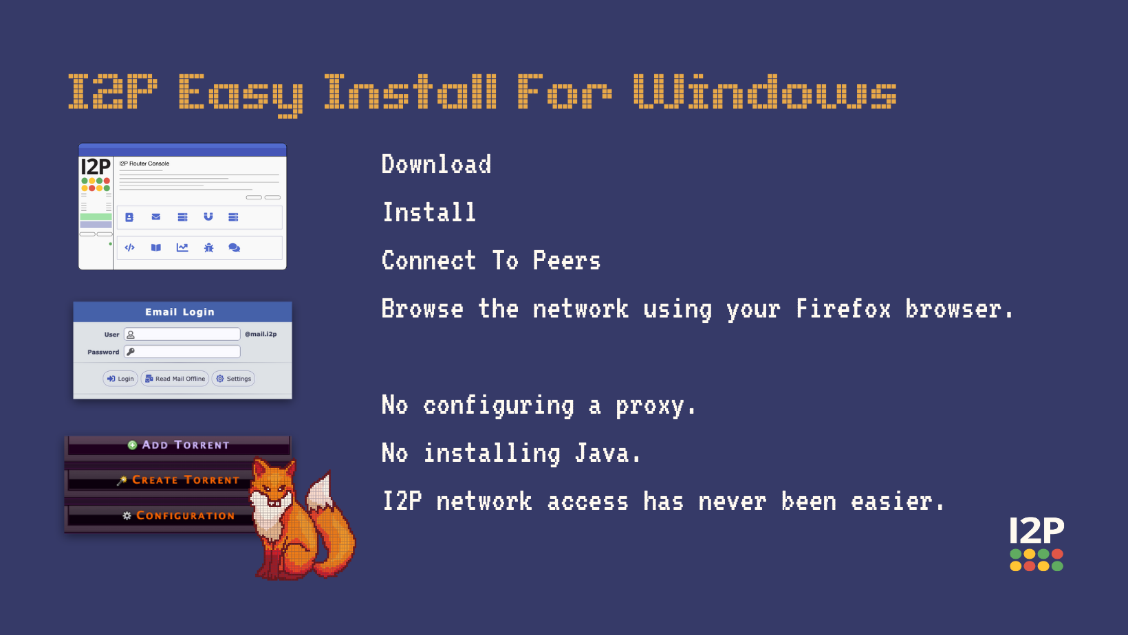 I2P Java Easy Install (Beta) Bundle For Windows I2P Java Easy Install (Beta) Bundle For Windows